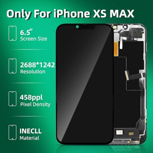 for iPhone Xs Max Screen Replacement 6.5inch - 3D Touch LCD for iPhone ...