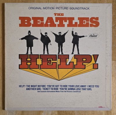 The Beatles HELP! Vintage Vinyl LP Record VG+ Capitol Rainbow Label! | eBay