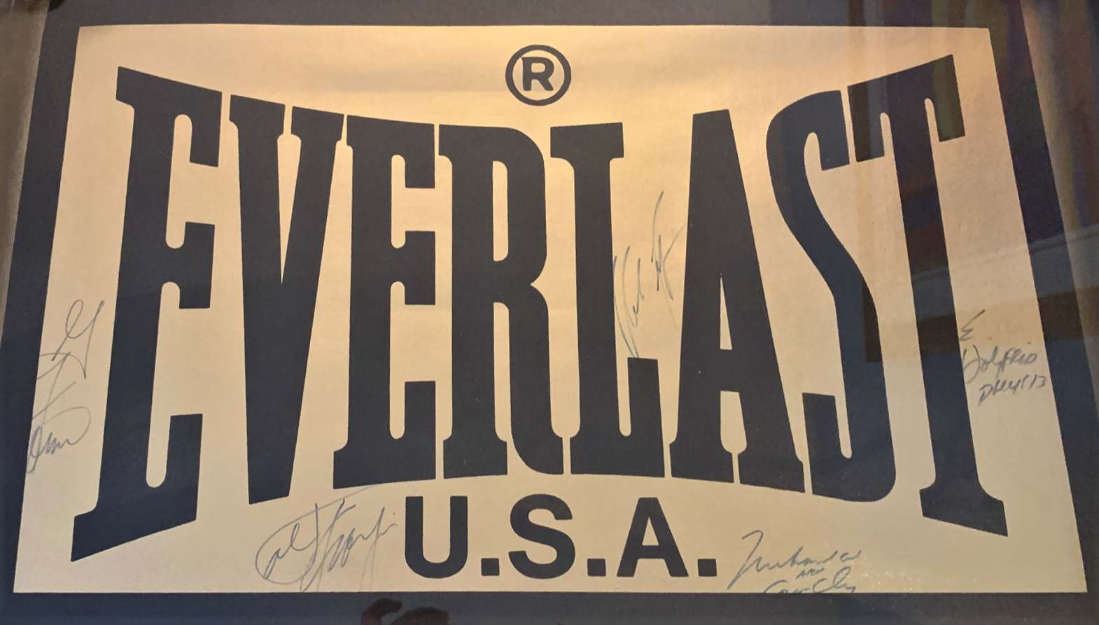 Everlast Champions Banner: Tyson, Bowe, Ali, Forman, Frazier, Holmes ...