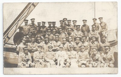 Military Real Photo Postcard: RAMC Royal Army Medical Corps #53 Group ...