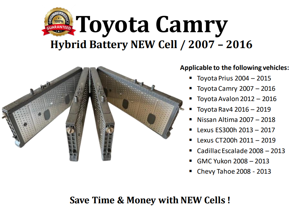 Original Camry NEW Hybrid Battery Cell 2007 - 2016 Pack of 4 Cells | eBay