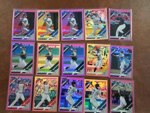 2019 Donruss Holo Pink x2 Austin Meadows Rays 2 Cards | eBay