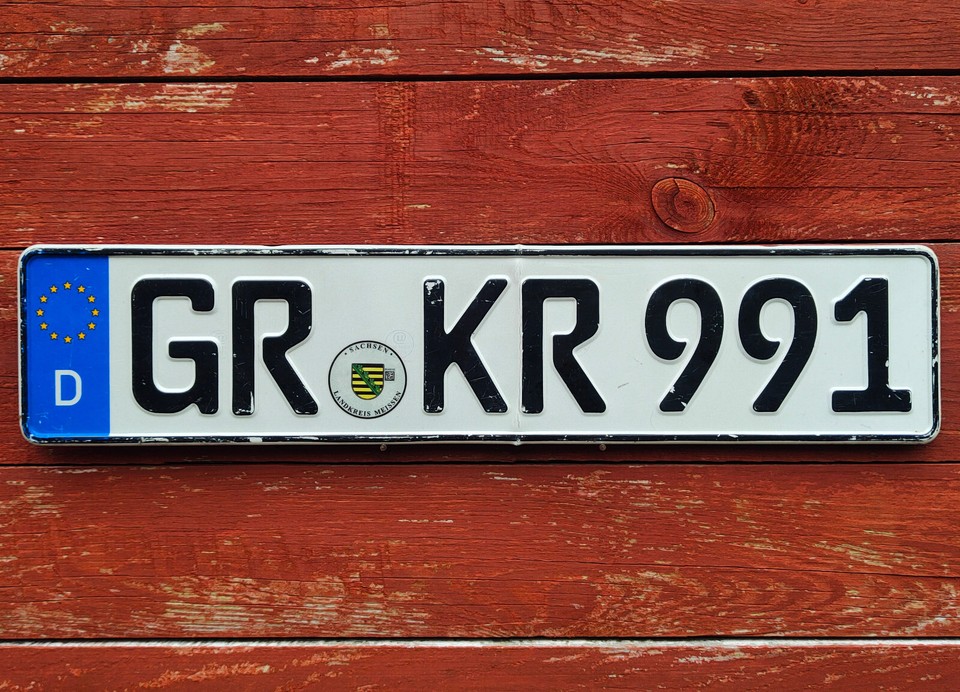 GERMANY/GERMAN License Plate from Europe Choice | eBay
