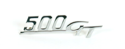Fiat 500 Giannini 500 GT Script Chrome Side Emblem New | eBay