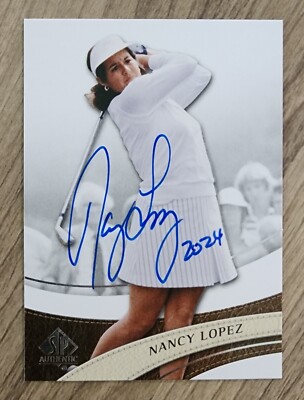 Nancy Lopez Signed 2013 Upper Deck SP Card #43 Golf LPGA Auto LEGEND ...