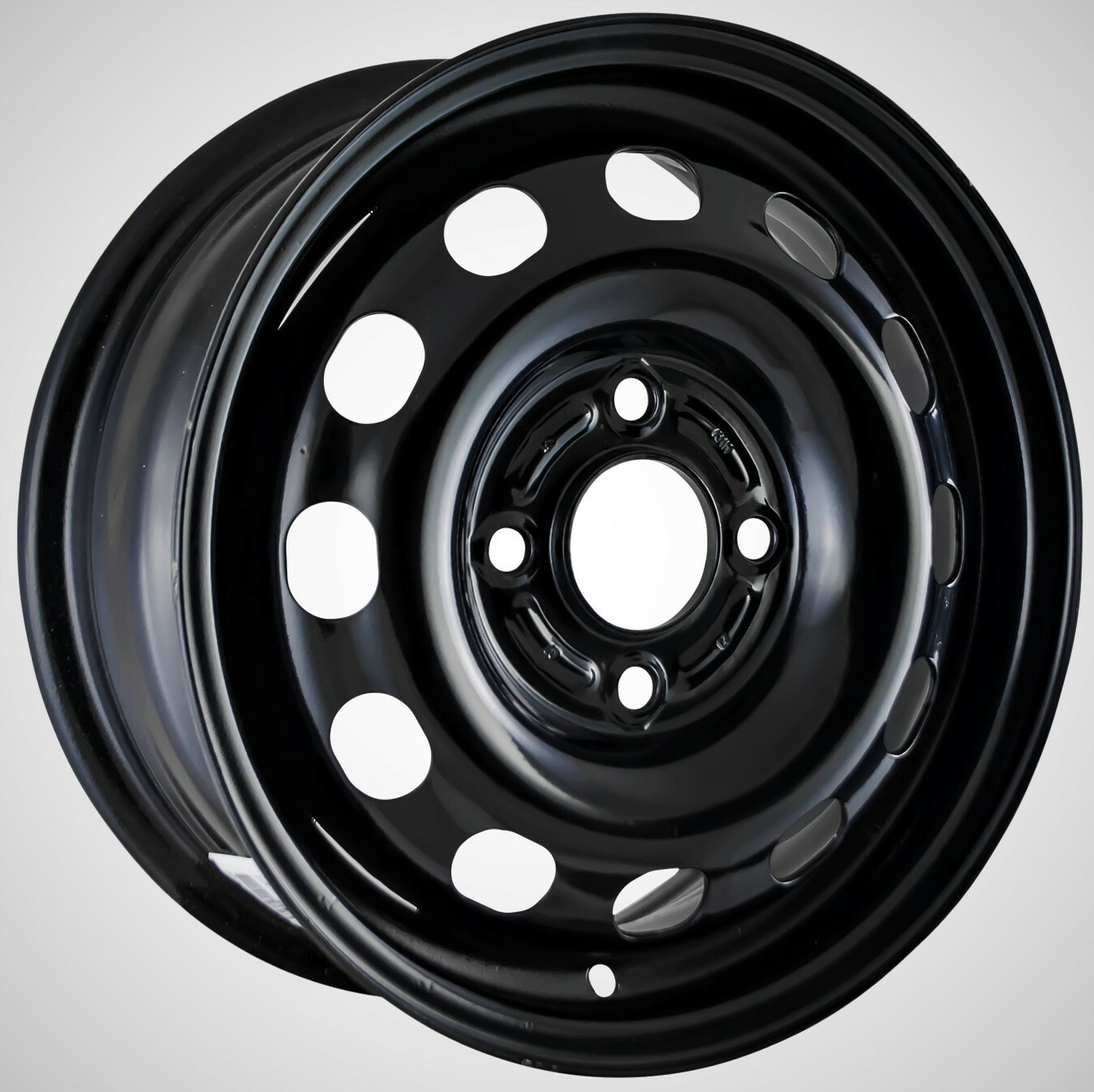 14 Inch 4 Lug Steel Wheel Rim Fits Mystique Contour Focus 4113T | Black ...