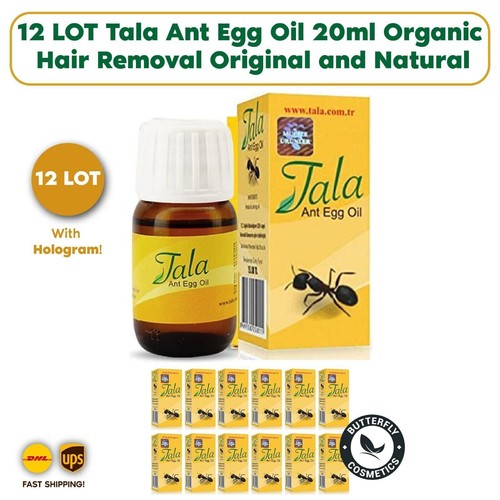 12 Bottles of Tala Ant Egg Oil 20ml Organic Hair Removal Original and ...