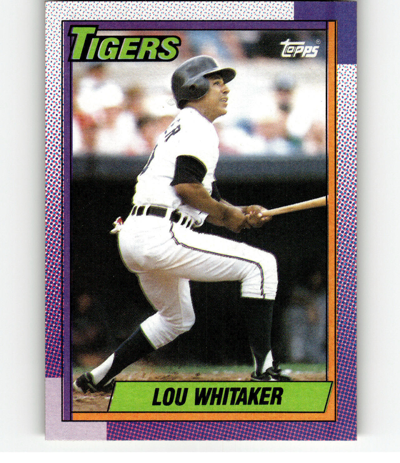 1990 Topps 280 Lou Whitaker Detroit Tigers | eBay