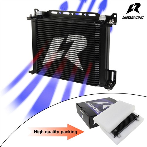 30 Row Engine Stacked Plate Oil Cooler Aluminium AN10 Universal ...