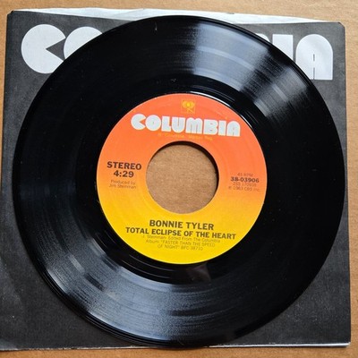 BONNIE TYLER Total Eclipse Of The Heart POP 45 7" Record Vinyl LABEL ...