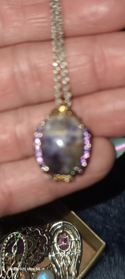 new 925 sterling sliver sts chuck clemency gemstone and tanzanite ...