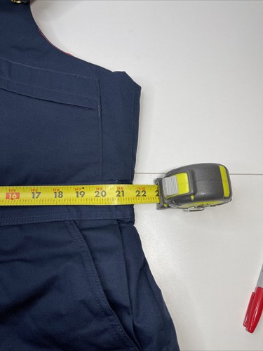 Steelguard Aramark Insulated Quilted Coveralls Overalls, Large, Blue | eBay