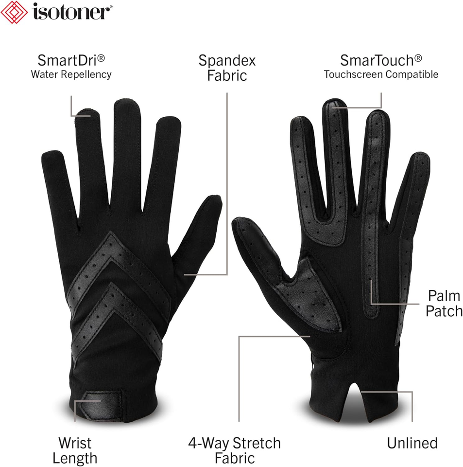 Womens Water Repellent Touchscreen Spandex Shortie Gloves | eBay