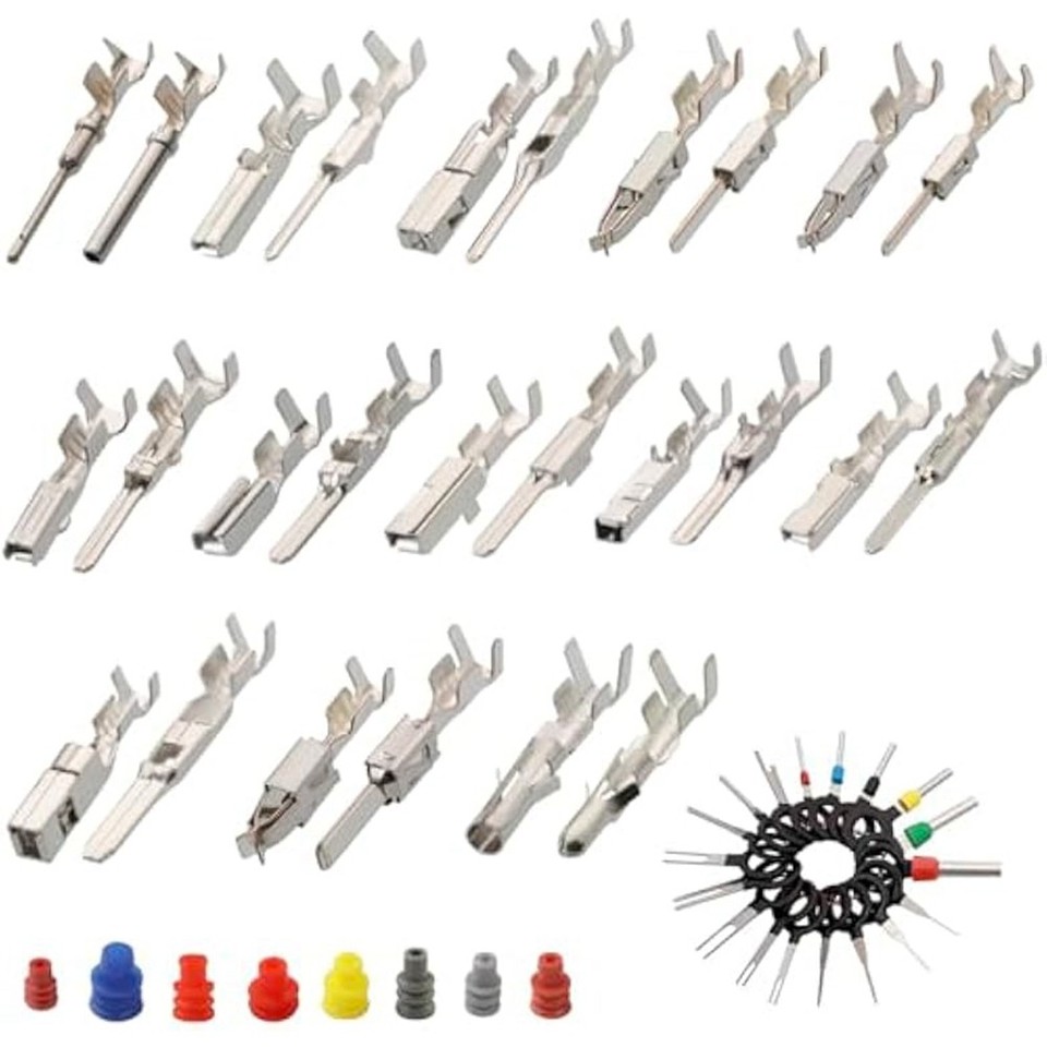500Pcs Connector Terminal Pin Wire Harness Pins Automotive Auto Car4738 ...
