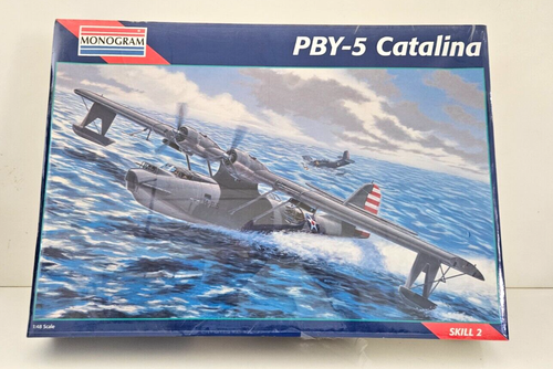 1/48 MONOGRAM PBY-5 CATALINA #5609 NEW SEALED PLASTIC SEAPLANE MODEL ...