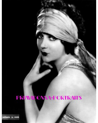 BARBARA LA MARR 8X10 Lab Photo 1920s Graceful Silent Era Portrait | eBay