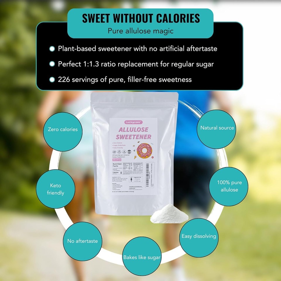 Allulose Sweetener 2-6 LBS, 100% Pure Zero Net Carb Natural Keto ...