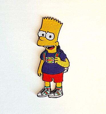 Embroidered Patch - Bart Simpson - The Simpsons - NEW - Iron-on/Sew-on | eBay