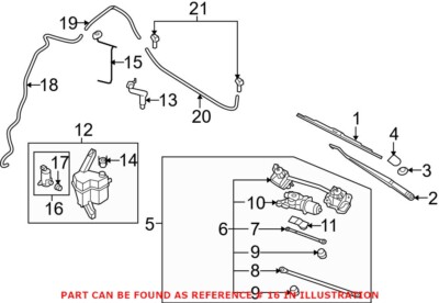 Genuine OEM Windshield Washer Pump For Nissan 28920JA00A | eBay