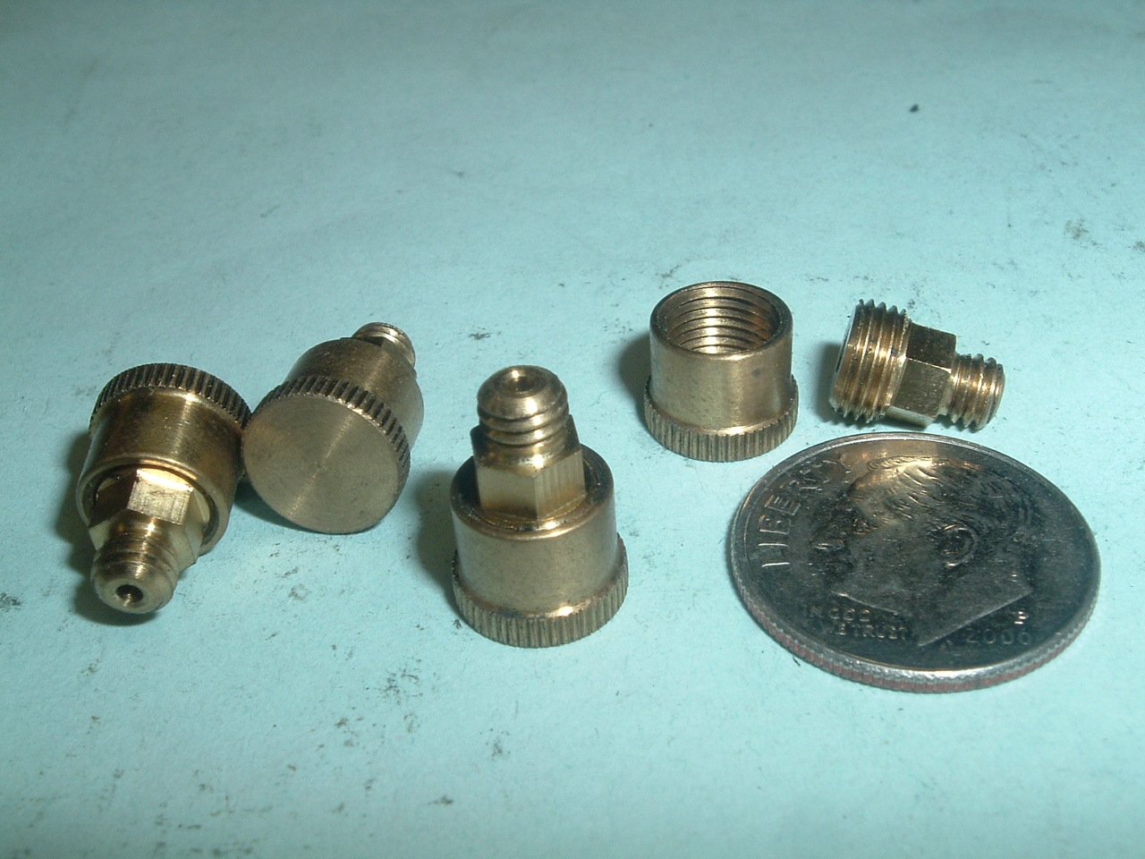 (4) Mini Model Hit & Miss Gas Engine or steam engine Brass Grease Cups ...