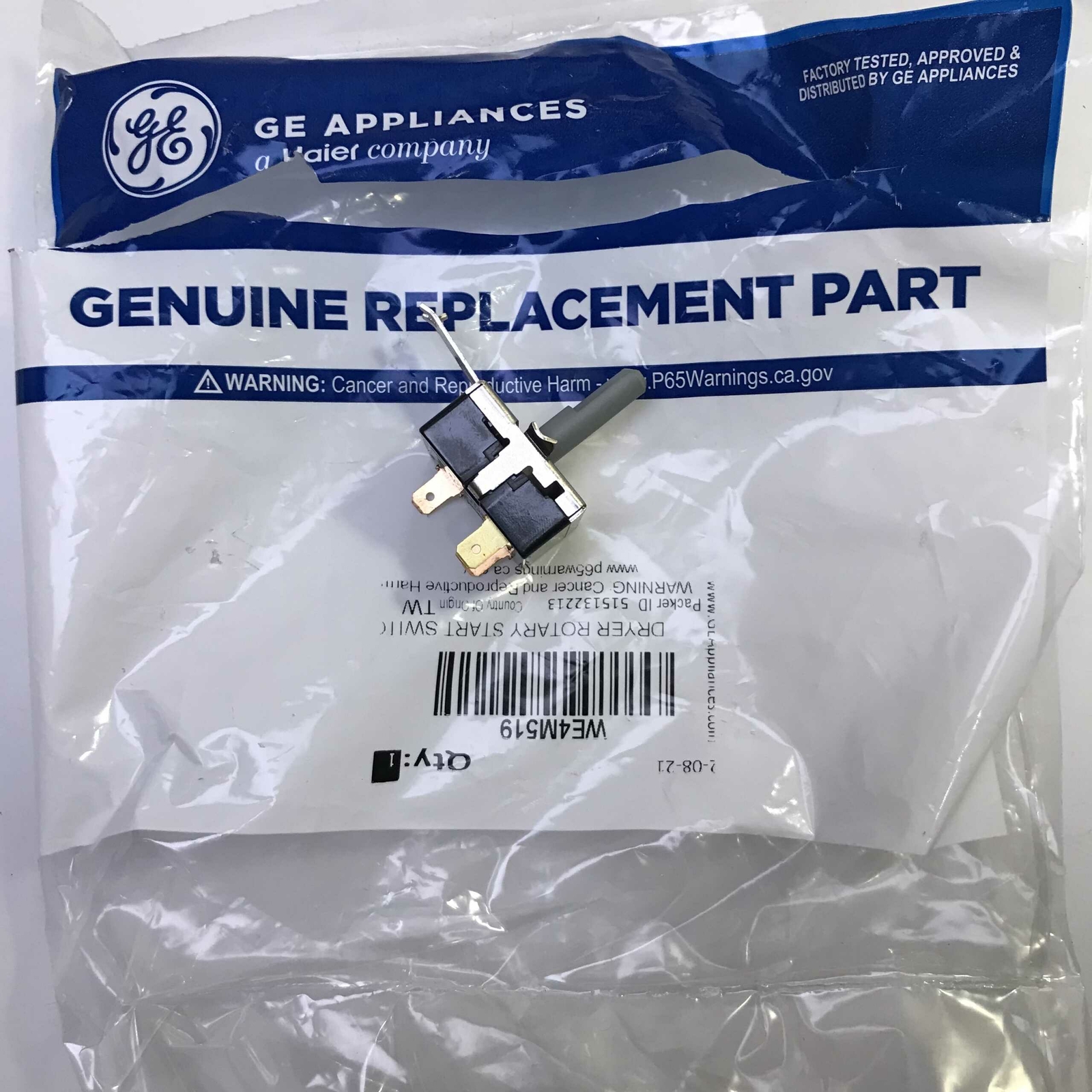 NEW GENUINE OEM GE Dryer Rotary Start Switch WE4M519 1811221 WE4M315 ...