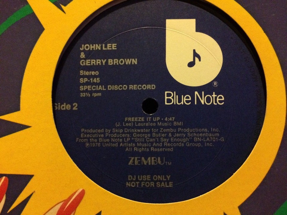 John Lee & Gerry Brown 12" Strut 'N' Get Up 12" VG+ Rare Promo Funk ...