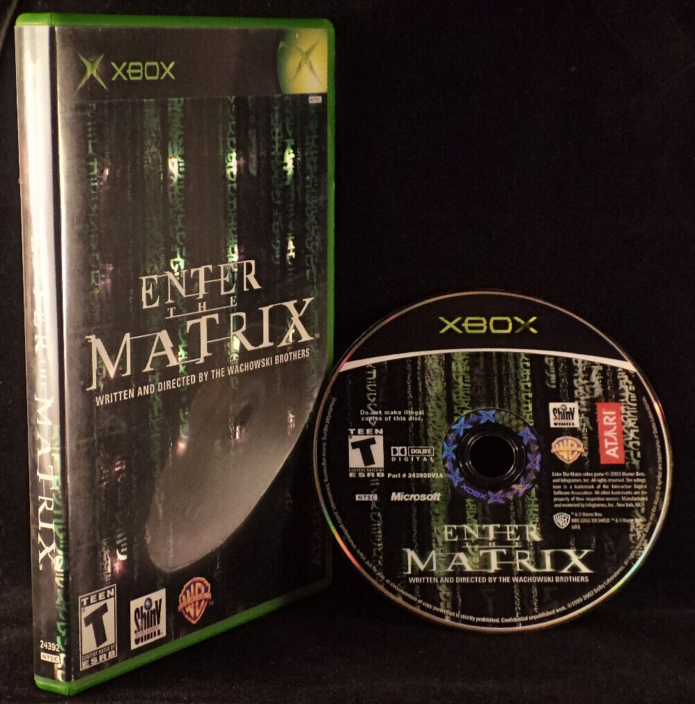 Enter the Matrix - Xbox - Case, Disc - 1080i HD on Original Xbox ...
