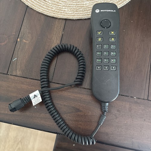 MOTOROLA RLN6080A TELEPHONE STYLE HANDSET W/ KEYPAD FOR APX & XTL ...