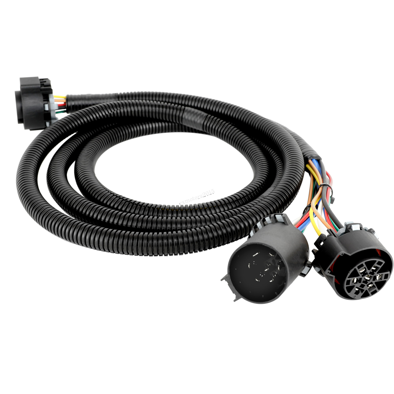 7 Pin Trailer Wiring Harness Extension Truck Bed 7 Way RV Wiring ...