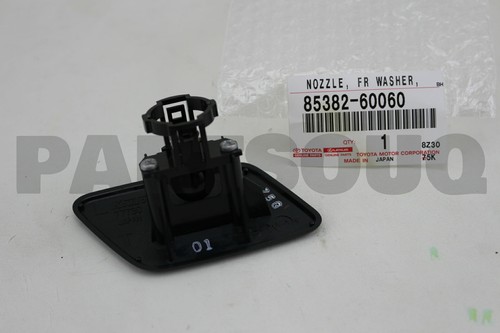 8538260060 Genuine Toyota NOZZLE, HEADLAMP CLEANER WASHER 85382-60060 ...