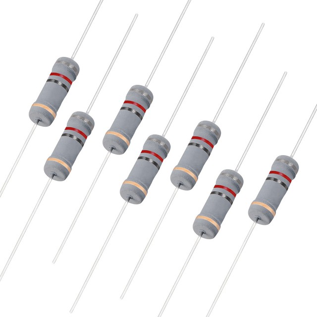 50pcs Axial Lead Carbon Film Resistors 82 Ohm 2W 5 Tolerances 4 Color ...