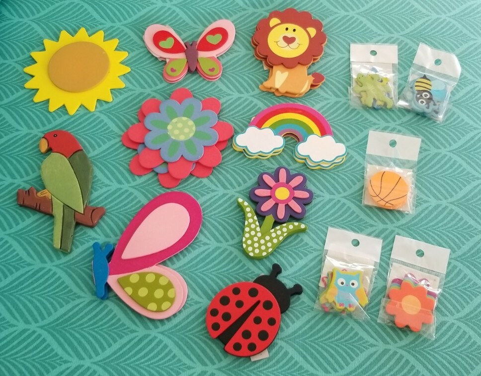 36 Lot ArtMinds Darice Wood Shapes Crafts Insects Garden Bugs Animals ...