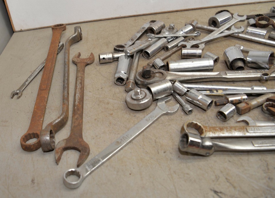 Vintage mechanic tool all US made Craftsman Mac Proto wrench ratchet ...