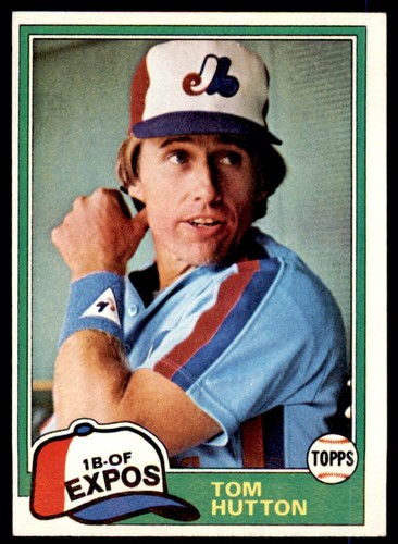 1981 TOPPS TOM HUTTON . MONTREAL EXPOS #374 | eBay