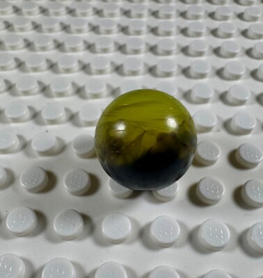 LEGO Bionicle Zamor Sphere with Marbled Trans-Yellow Pattern 54821pb02 ...