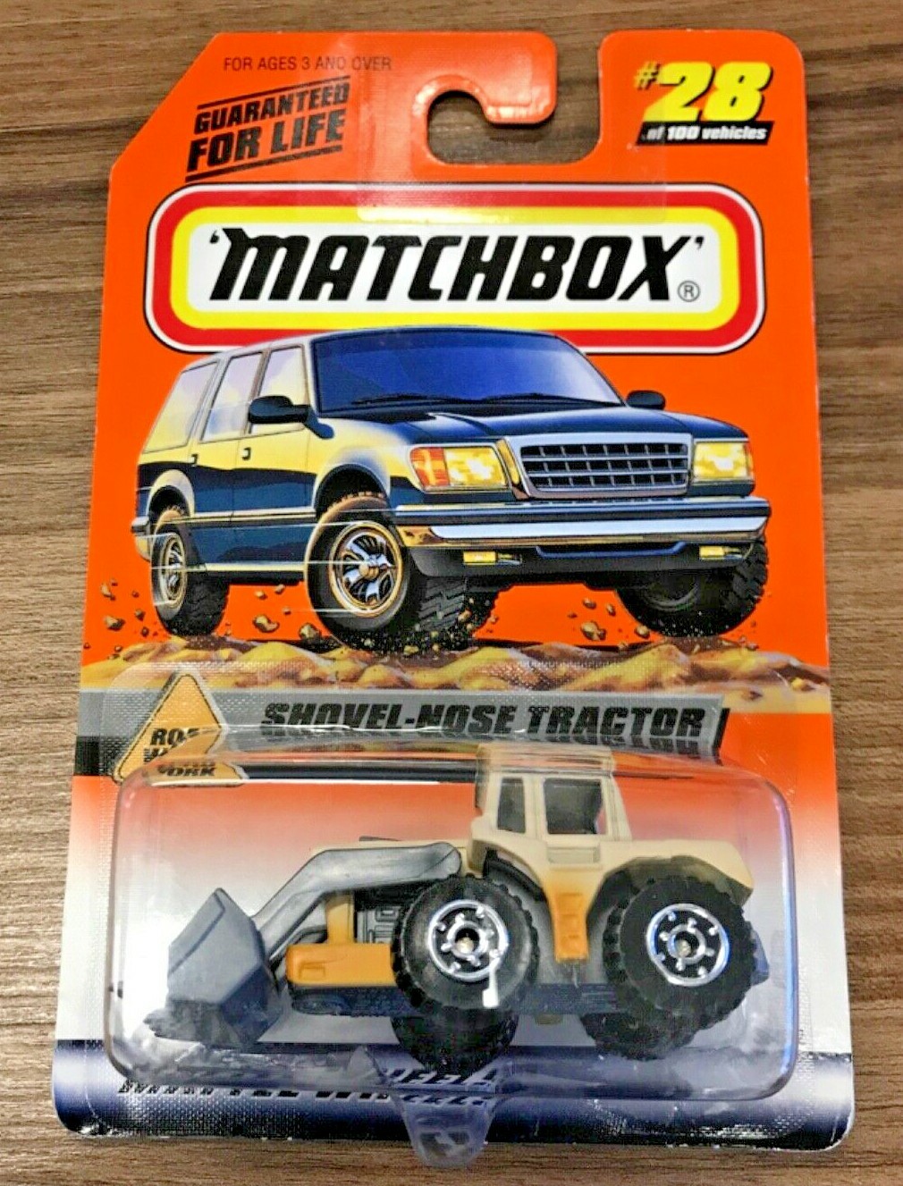 Matchbox Shovel Nose Tractor #028 MBX ‘99 Road Work Flat Tan VHTF! | eBay