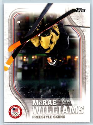 McRae Williams 2018 Topps U.S. Olympic & Paralympic Team Hopefuls RC ...