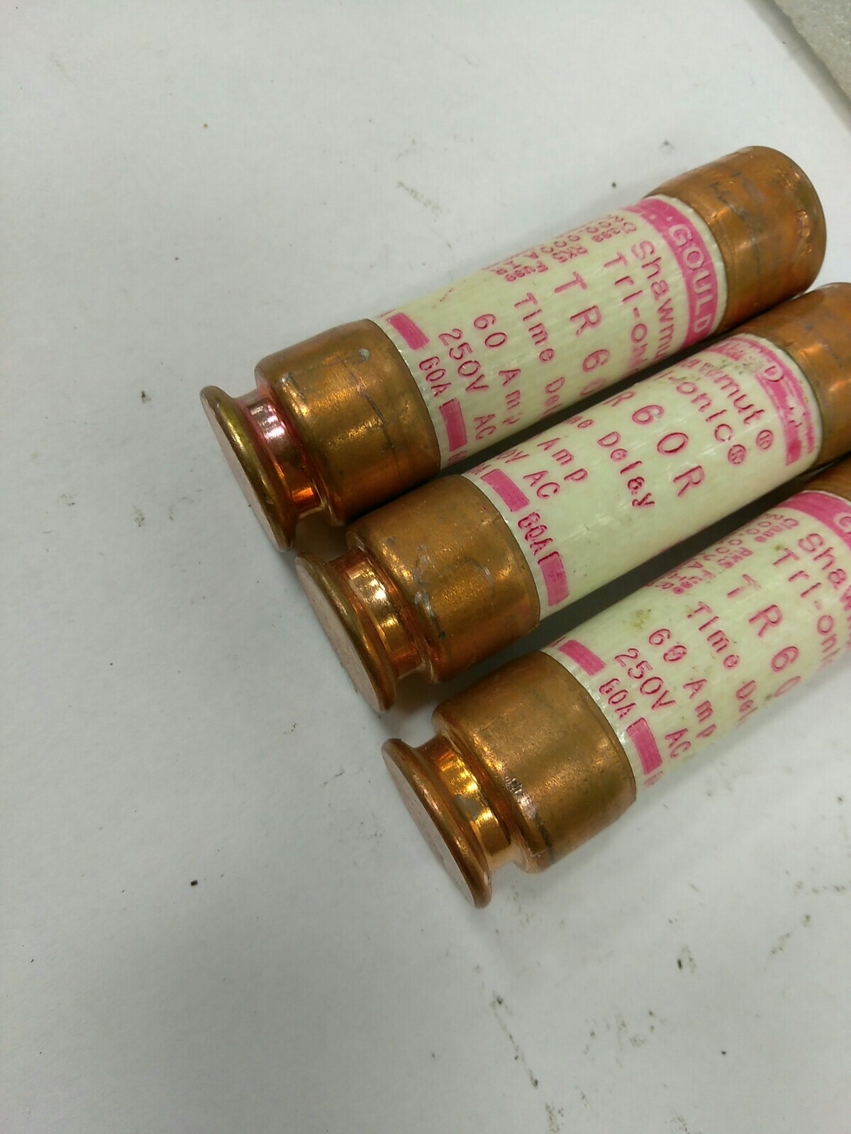 Shawmut Gould TR60R 60Amp / 250VAC Fuse Tri Onic TIME DELAY RK5 (EG3 | eBay