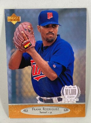 1996 Upper Deck Frank Rodriguez Rookie Card #368..Minnesota Twins | eBay
