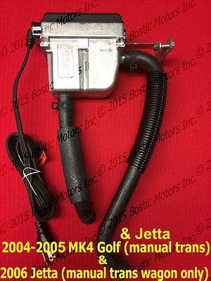 VW 1.9 L TDI Golf & Jetta Engine Block Heater 2004-05 & 06 wagen wagon ...
