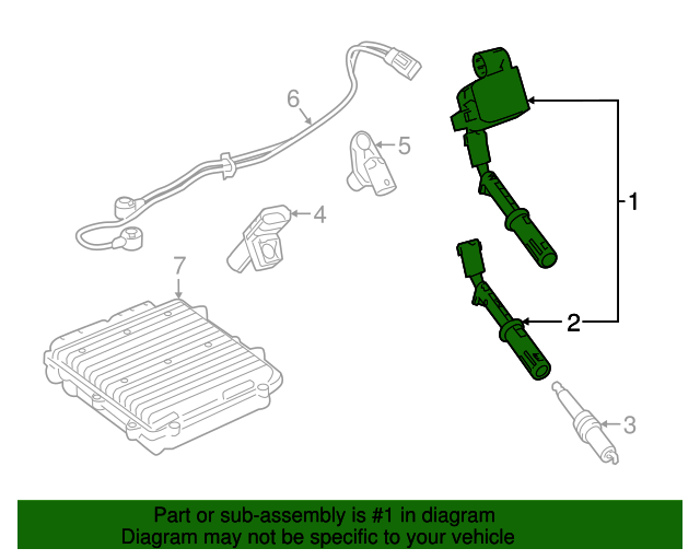 Ignition Coil W/Spark Plug Conn. for Mercedes Benz A 2769067900 ...