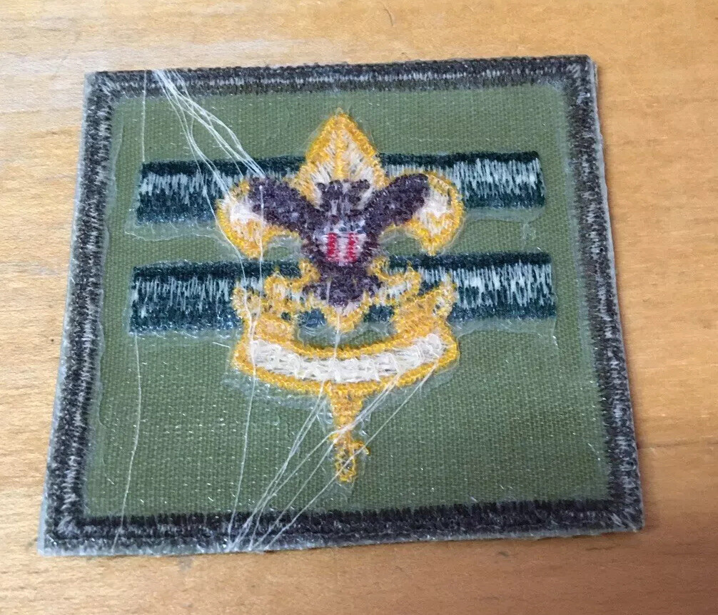 BOY SCOUTS ASSISTANT SENIOR PATROL LEADER PATCH 1965-1971 KHAKI FINE ...