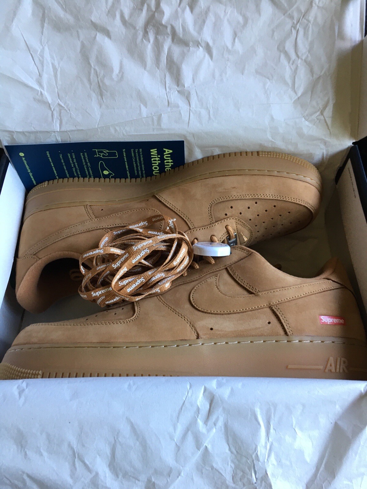 Size 13 - Nike Air Force 1 Low SP x Supreme Wheat 2021 - DN1555-200 ...