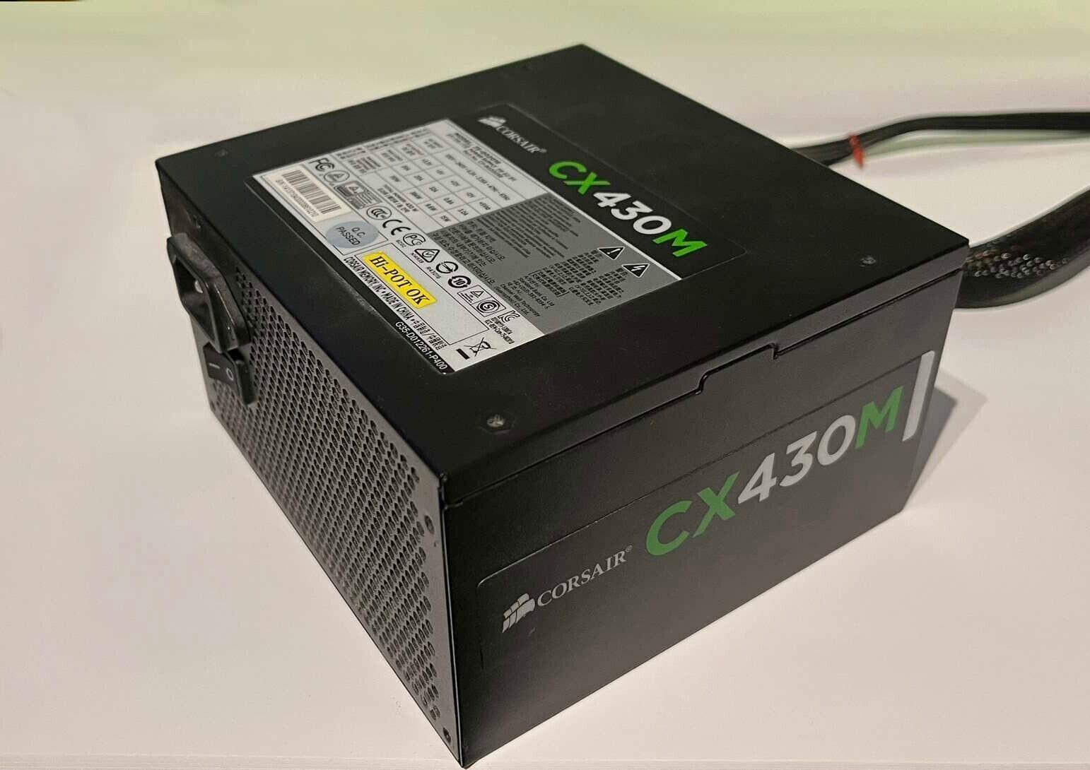 CORSAIR cx430 ATX Power Supply Unit For PC Desktop Gaming PSU Model: 75 ...