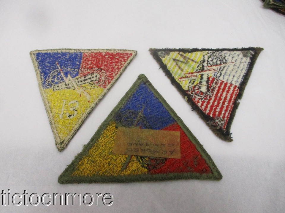 US WWII ERA ARMY CORPS SERVICE COMMAND PATCH GROUP ARMORED FORCES ...