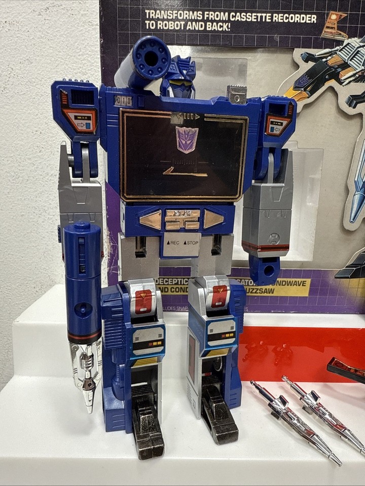 Vintage 1984 TRANSFORMERS G1 Soundwave & Condor COMPLETE In Original ...