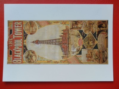 POSTCARD ART ADVERT - THE BLACKPOOL TOWER | eBay