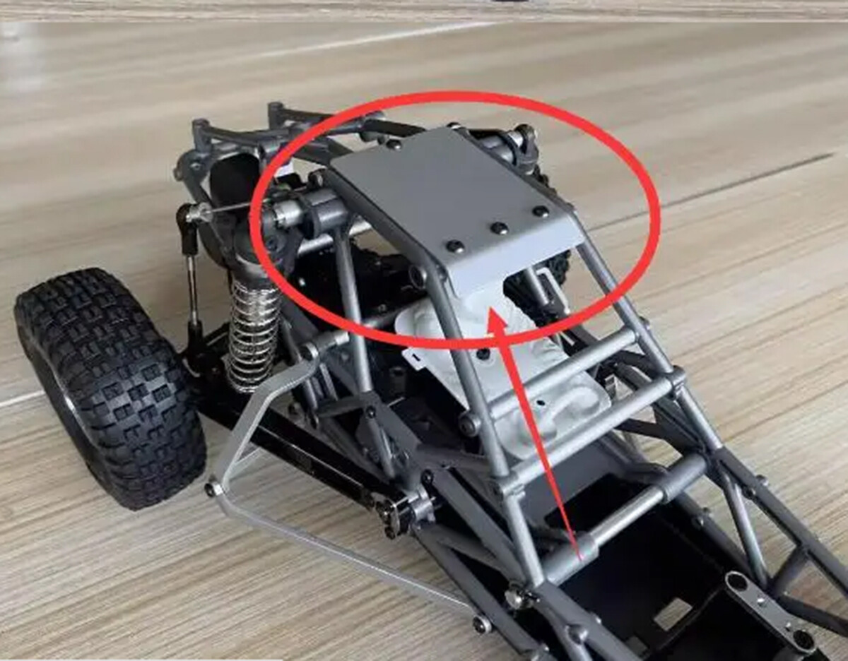 For Tamiya BB01 BBX BB-01 1/10 RC Upgrades Aluminum Alloy Top Plate ...