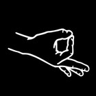 Circle Game Decal Hand Finger Car Truck Tumbler Laptop Sticker 22 ...