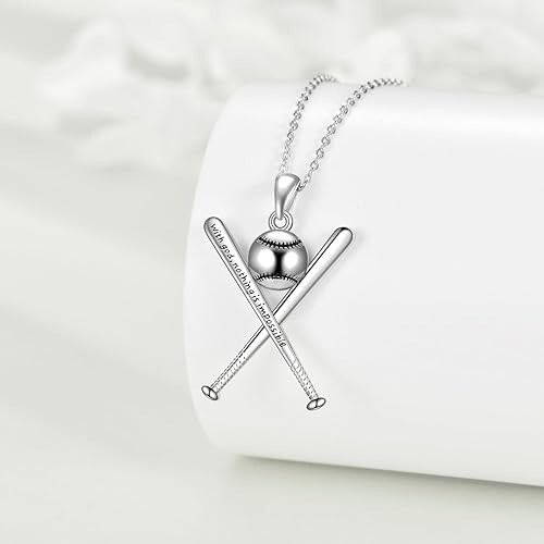 925 Sterling Silver Baseball Pendant Necklace Jewelry Gift for Men | eBay